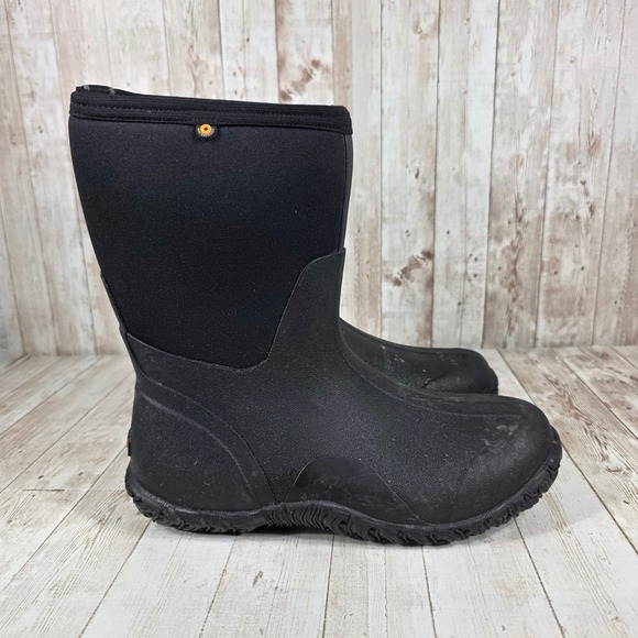 Bogs | Shoes | Bogs Classic Mid Waterproof Neotech Boots Womens 9 Black ...